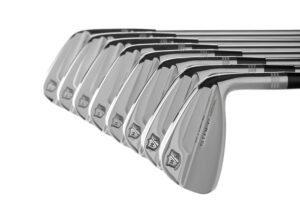 wilson sporting goods staff golf men’s right handed blades (8 piece set), steel, standard