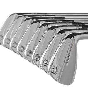 WILSON Sporting Goods Staff Golf Men’s Right Handed Blades (8 piece Set), Steel, Standard