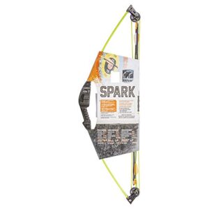 Bear Archery Spark Youth Bow Set, Ambidextrous, Flo Green