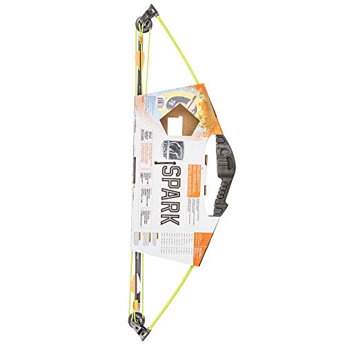 Bear Archery Spark Youth Bow Set, Ambidextrous, Flo Green