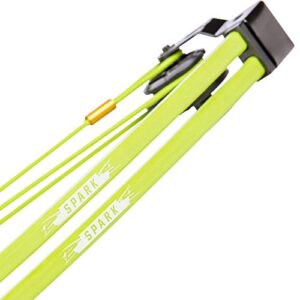 Bear Archery Spark Youth Bow Set, Ambidextrous, Flo Green