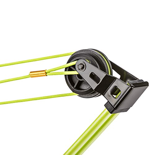 Bear Archery Spark Youth Bow Set, Ambidextrous, Flo Green