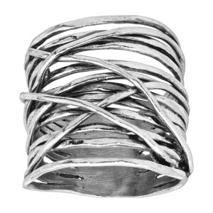 silpada 'sundried' textured sterling silver ring, size 9, size 9