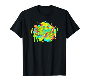 rick and morty tripp neon space heads t-shirt