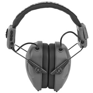 Walker's XCEL 500BT Digital Electronic Ear Protection Muff and Protective Case -Ear muffs provide hearing protection, voice clarity & Bluetooth for work and range use - 4 Listening Modes (2 Items)