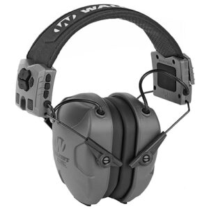 Walker's XCEL 500BT Digital Electronic Ear Protection Muff and Protective Case -Ear muffs provide hearing protection, voice clarity & Bluetooth for work and range use - 4 Listening Modes (2 Items)