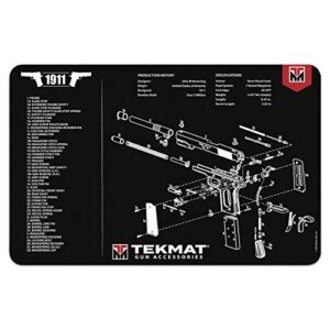 tekmat 1911 gun cleaning mat, black, one size