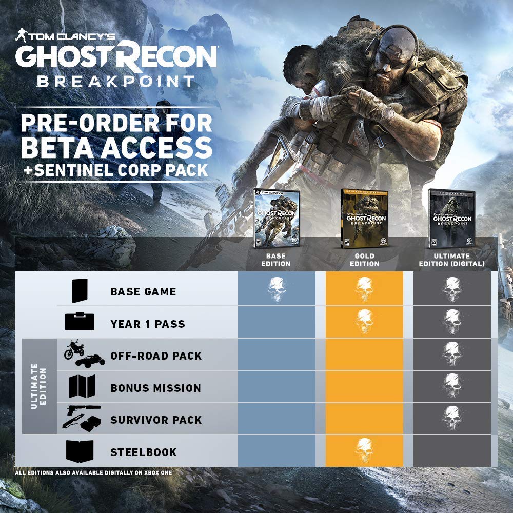 Tom Clancy's Ghost Recon Breakpoint Steelbook Gold Edition - PlayStation 4