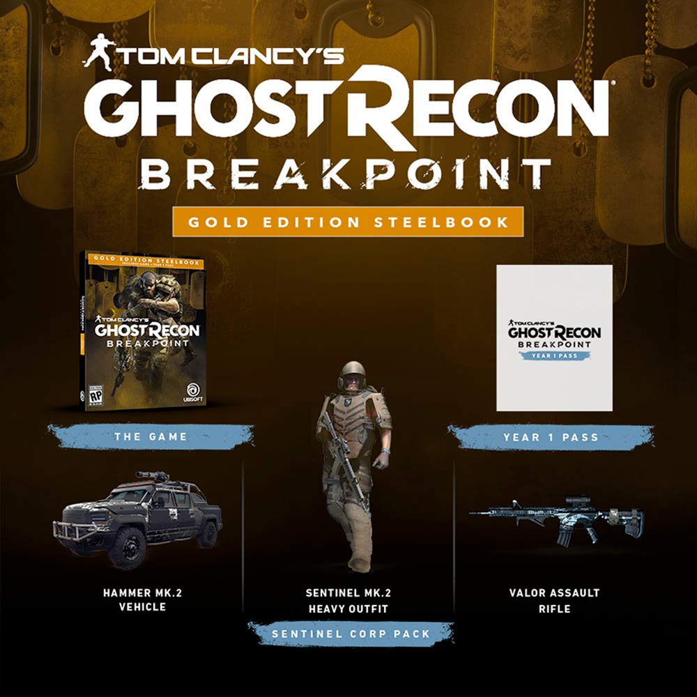 Tom Clancy's Ghost Recon Breakpoint Steelbook Gold Edition - PlayStation 4