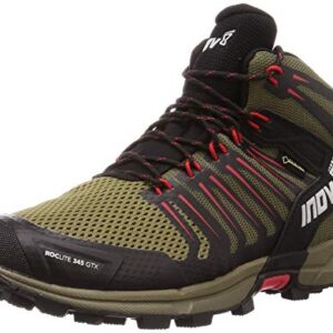 Inov-8 Men's Roclite 345 GTX Hiking-Boots, Brown/Red, 8.5