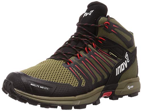 Inov-8 Men's Roclite 345 GTX Hiking-Boots, Brown/Red, 8.5