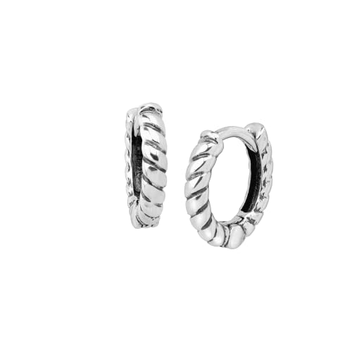 Silpada 'Soleil' Twisted Hoop Earrings in Sterling Silver