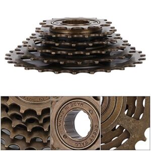 VGEBY1 Bicycle Freewheel Set, 6 Speed 14T-28T Bike Cassette Sprocket for Mountain Bikes Cycling Replacement Accessory