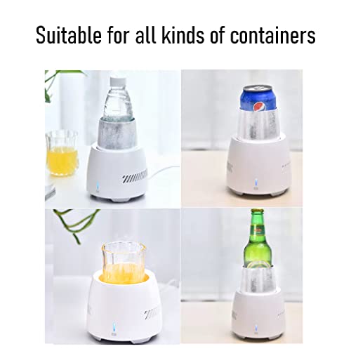 HSTYAIG Portable Mini Refrigerator Electric Summer Drink Cooler Kettle Drink Instant Quick Cooling Cup Home Office Cold Drink Machine Small Appliance Kettle (Traditional)