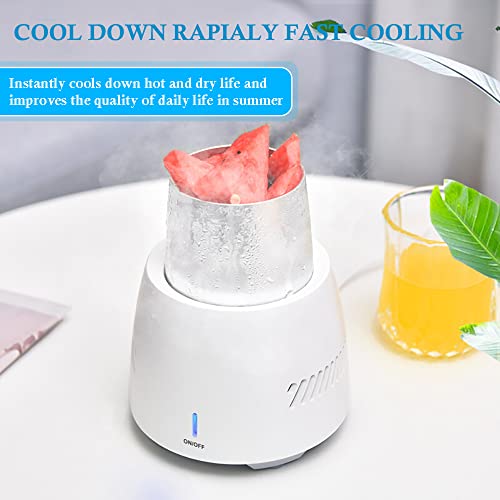 HSTYAIG Portable Mini Refrigerator Electric Summer Drink Cooler Kettle Drink Instant Quick Cooling Cup Home Office Cold Drink Machine Small Appliance Kettle (Traditional)