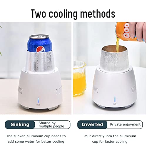 HSTYAIG Portable Mini Refrigerator Electric Summer Drink Cooler Kettle Drink Instant Quick Cooling Cup Home Office Cold Drink Machine Small Appliance Kettle (Traditional)