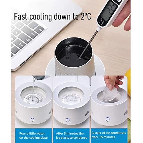 HSTYAIG Portable Mini Refrigerator Electric Summer Drink Cooler Kettle Drink Instant Quick Cooling Cup Home Office Cold Drink Machine Small Appliance Kettle (Traditional)