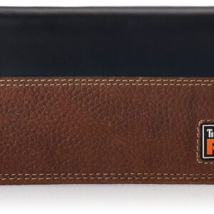 Timberland PRO mens Rfid Leather Long Bifold Rodeo Wallet With Rfid, Teak, One Size