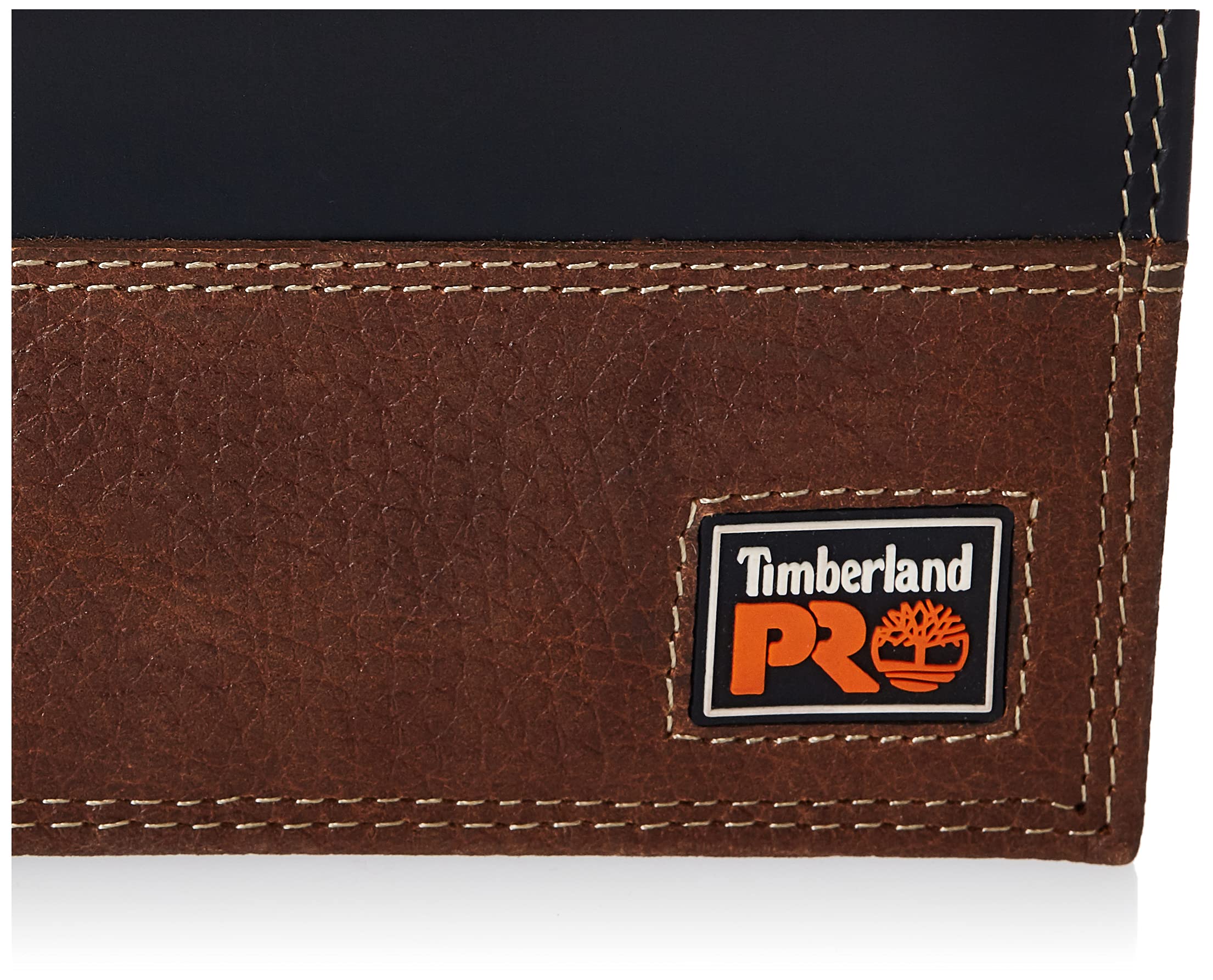 Timberland PRO mens Rfid Leather Long Bifold Rodeo Wallet With Rfid, Teak, One Size