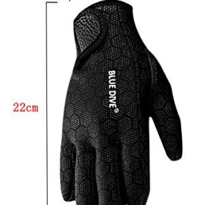 Diving Gloves,Wetsuit Gloves Men Women Watersports Diving Boating Surfing Neoprene Diving Snorkeling Kayaking Five Finger Gloves Scuba Gloves Diving Suit Snorkeling Gloves Keep Warmer