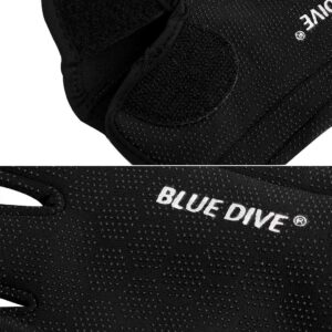 Diving Gloves,Wetsuit Gloves Men Women Watersports Diving Boating Surfing Neoprene Diving Snorkeling Kayaking Five Finger Gloves Scuba Gloves Diving Suit Snorkeling Gloves Keep Warmer