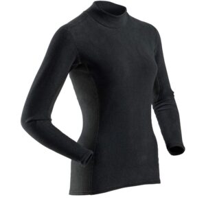 immersion research women's thick skin long sleeve shirt-black-m