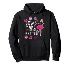 nickelodeon jojo siwa bows make it better pullover hoodie