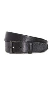 boss mens belt, night black, 36 us