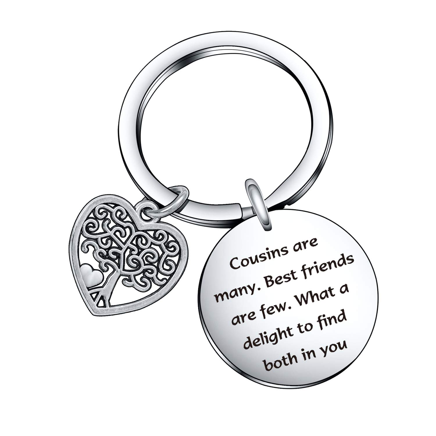 De&ai Sister Gifts best friends keychain Sister Birthday gift sister Christmas gift BFF gift sister wedding keychain cousin keychain cousin Appreciation gift cousin Thank You keychain