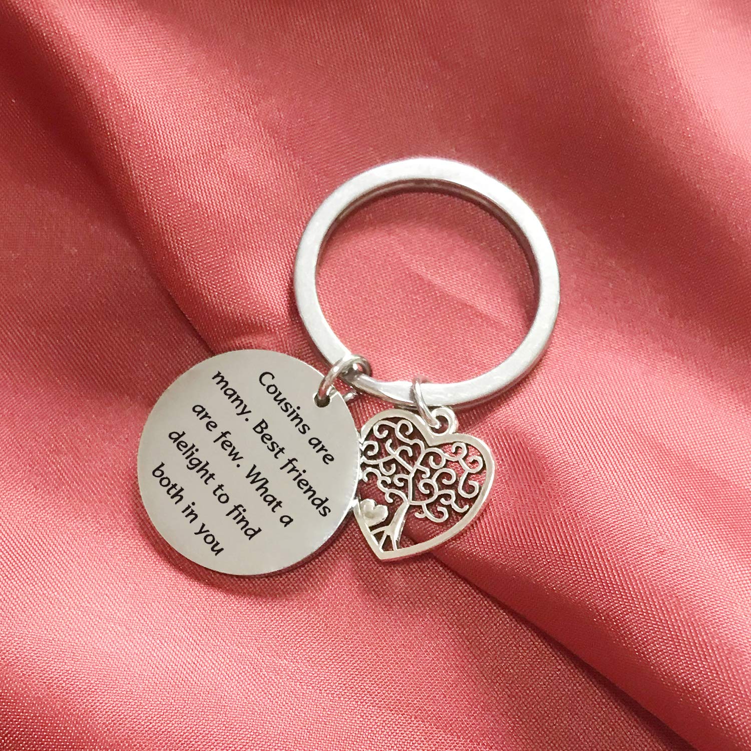 De&ai Sister Gifts best friends keychain Sister Birthday gift sister Christmas gift BFF gift sister wedding keychain cousin keychain cousin Appreciation gift cousin Thank You keychain