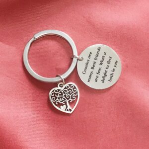 De&ai Sister Gifts best friends keychain Sister Birthday gift sister Christmas gift BFF gift sister wedding keychain cousin keychain cousin Appreciation gift cousin Thank You keychain