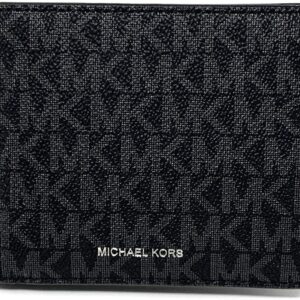 Michael Kors Men's Cooper Billfold with Passcase Wallet (Black)