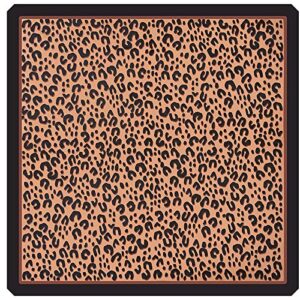 YOUR SMILE Silk Like Leopard Scarf Square Satin Hair Scarf Fashion Neck Scarfs for Women 27'' x 27'',Leopard Print