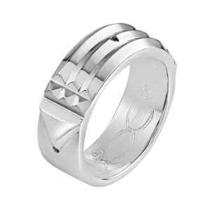 Atlantis Ring (Anillo Atlante) 970 Silver Shine/Plata 6mm Wide 2mm Thick (9)