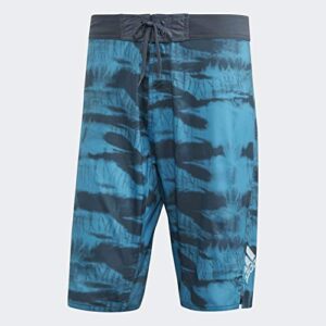 adidas Men's 2 Colored Tech Short Legacy Blue/Shock Cyan 28"