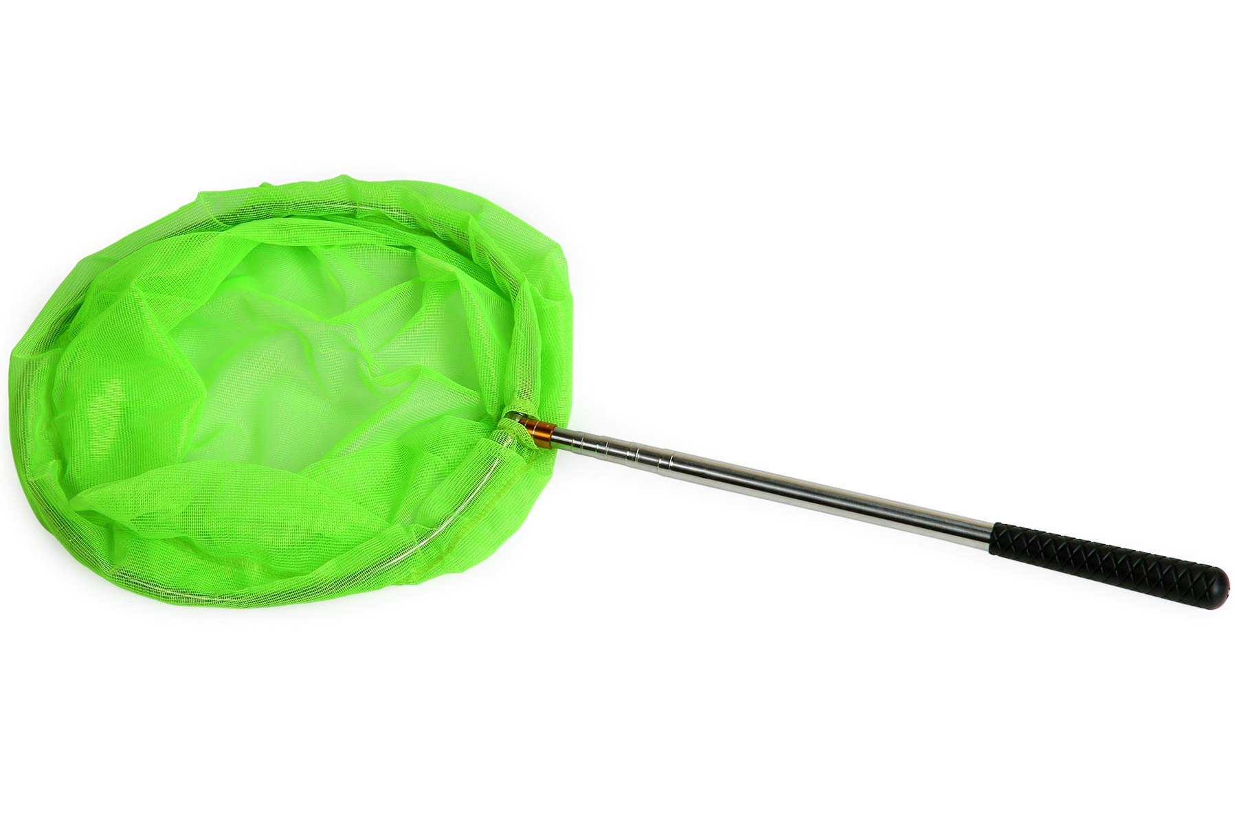 RESTCLOUD Bait Net and Fishing Landing Net with Telescoping Pole Handle Extends to 59 inches (Green)