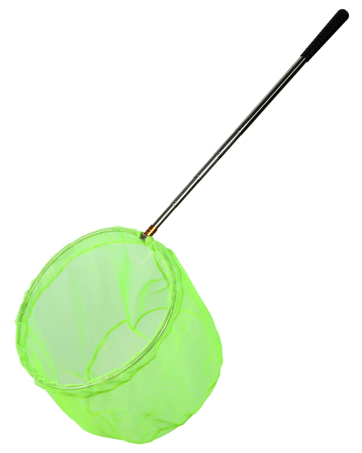 RESTCLOUD Bait Net and Fishing Landing Net with Telescoping Pole Handle Extends to 59 inches (Green)