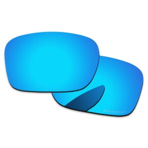 PapaViva Replacement Lenses for Oakley Holbrook XL OO9417 Sunglass Ice Blue Polarized