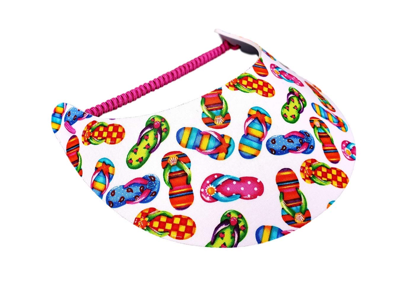 The Incredible Sunvisor Assorted Novelty Designs Perfect for Summer! Made in The USA!! (FLIP Flops 4)