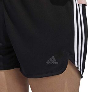 adidas Women's 3-Stripes Knit Short Black/White 2X