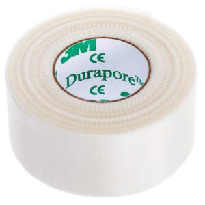 Silk Durapore 3M First-Aid Medical Tape - Silk-Like Bandaging Tape - 1" x 10 Yd - (6 Pack)