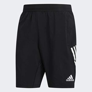 adidas Men's 4KRFT 3-Stripe+ Woven 9-Inch Short Black Medium