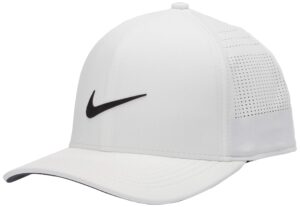 nike unisex nike aerobill classic99 performance hat, sail/anthracite/black, large/x-large