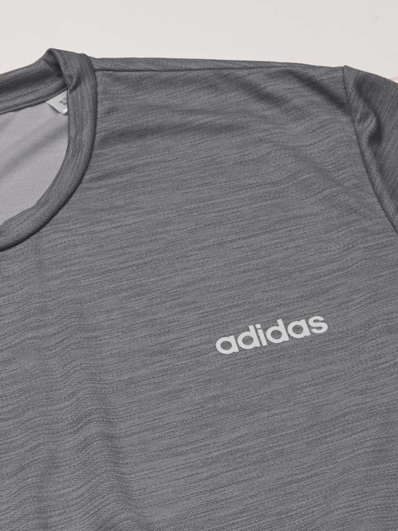 adidas Men's Designed 2 Move Heather Tee Gray/White Medium