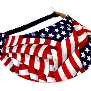 The Incredible Sunvisor Patriotic Flag Patterns Perfect for Summer! Made in The USA!! (Flag 1)