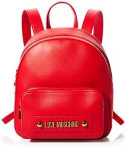 love moschino women's backpack handbag, red (rosso), 9x12x23 centimeters (w x h x l)