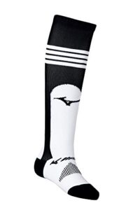 mizuno womens performance otc stirrup sock, black, large us