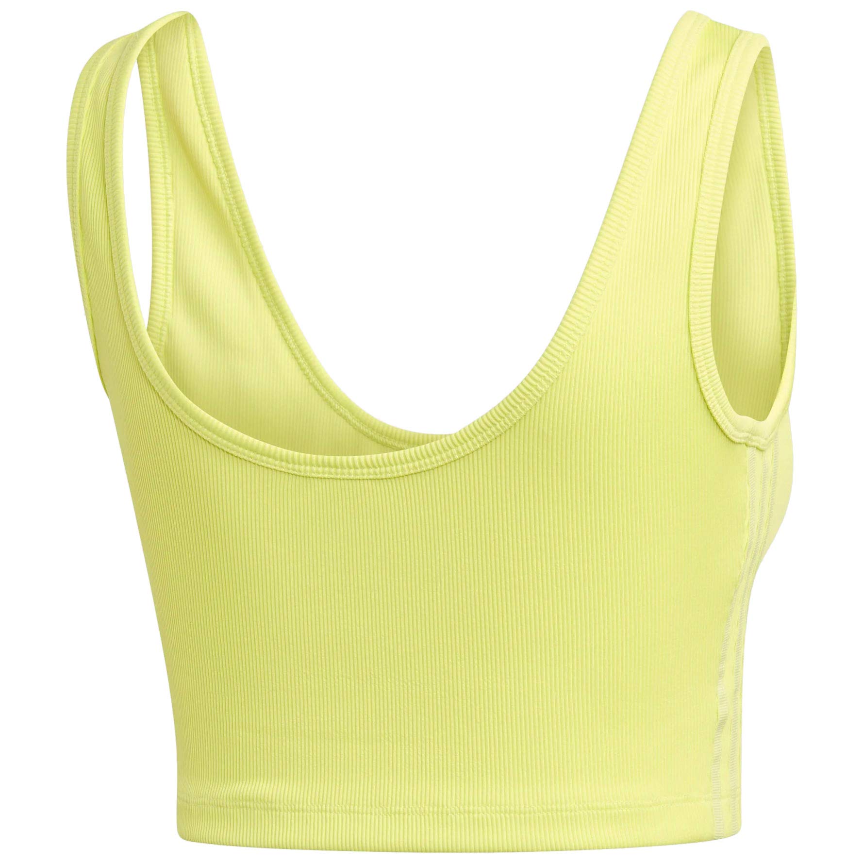 Adidas Cropped Tank Yellow Size Large