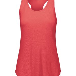 Augusta Sportswear Girls Lux Tri-Blend Tank, Red Heather, L