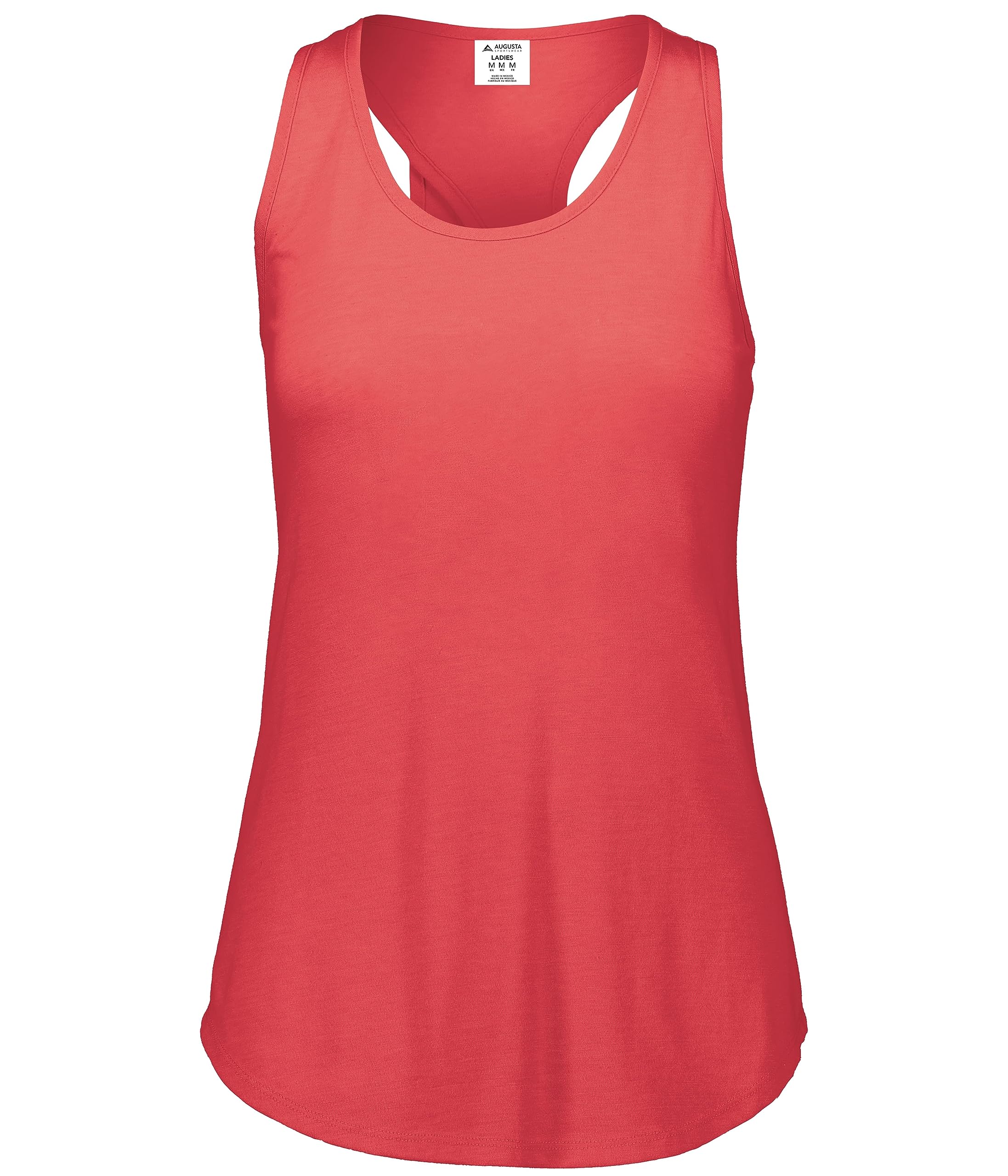 Augusta Sportswear Girls Lux Tri-Blend Tank, Red Heather, L